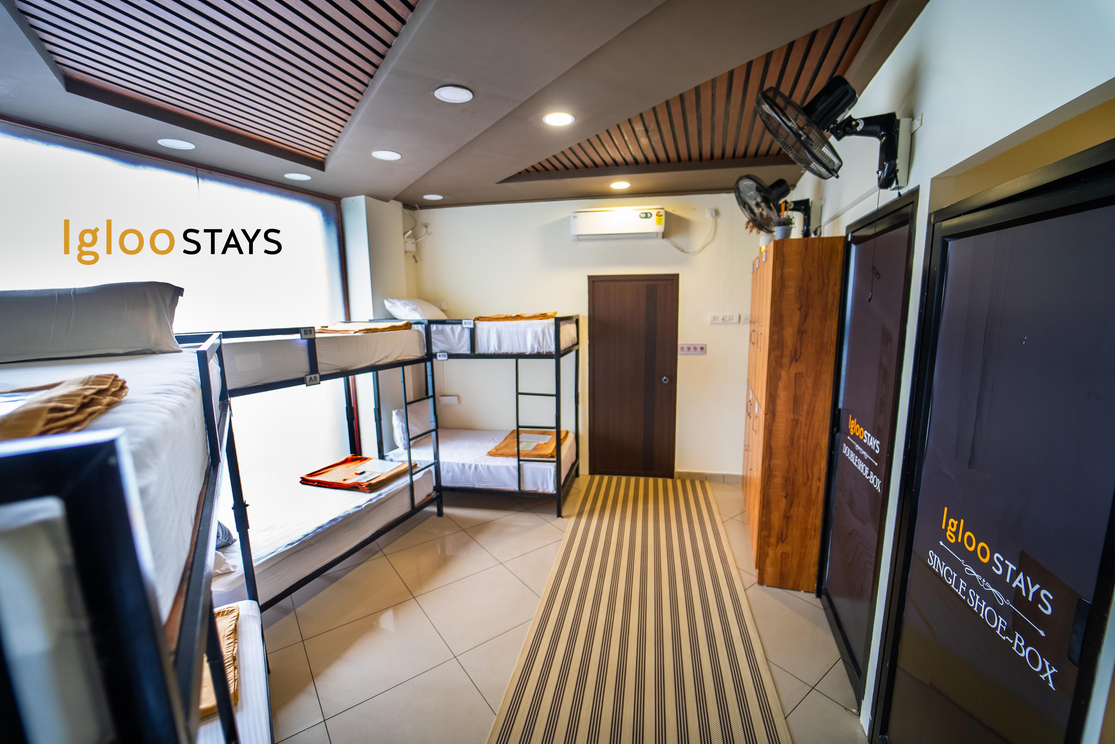 Rooms of Igloo Stays and Dorms | Opp to Lulu Mall - Cochin Hotel on Goibibo