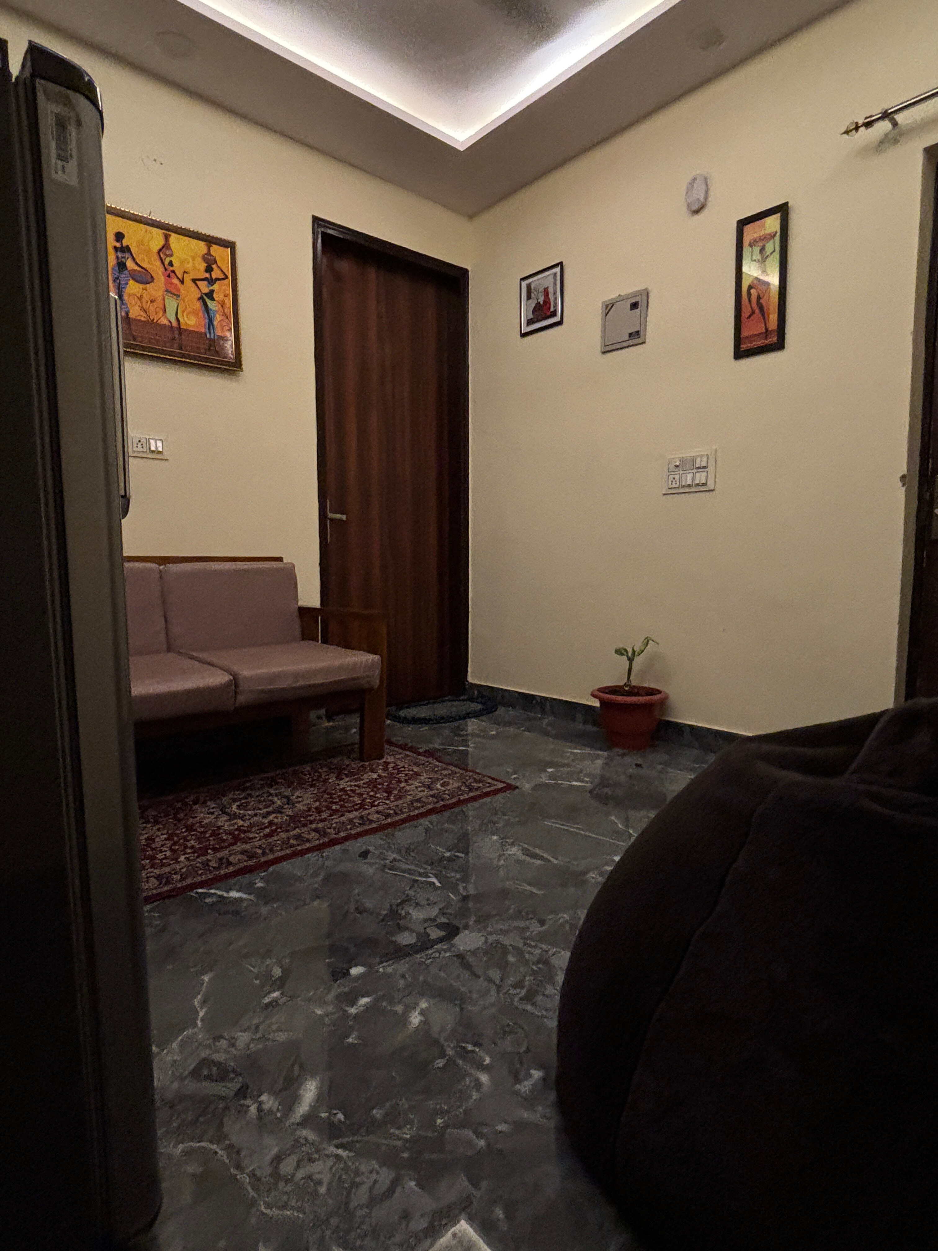 Warm 1.5BHK w Balcony Workspace Near Metro Apartment Delhi - Reviews ...